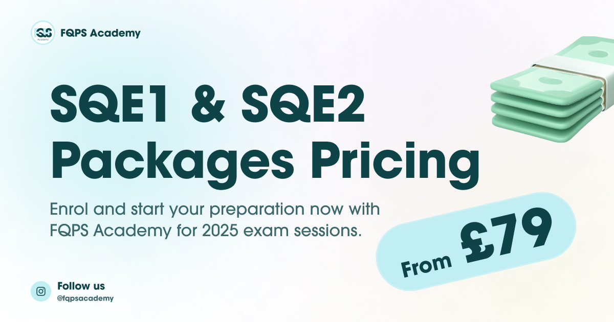 Affordable SQE1 & SQE2 Course Packages, QWE & ID Check 2025 - 2026